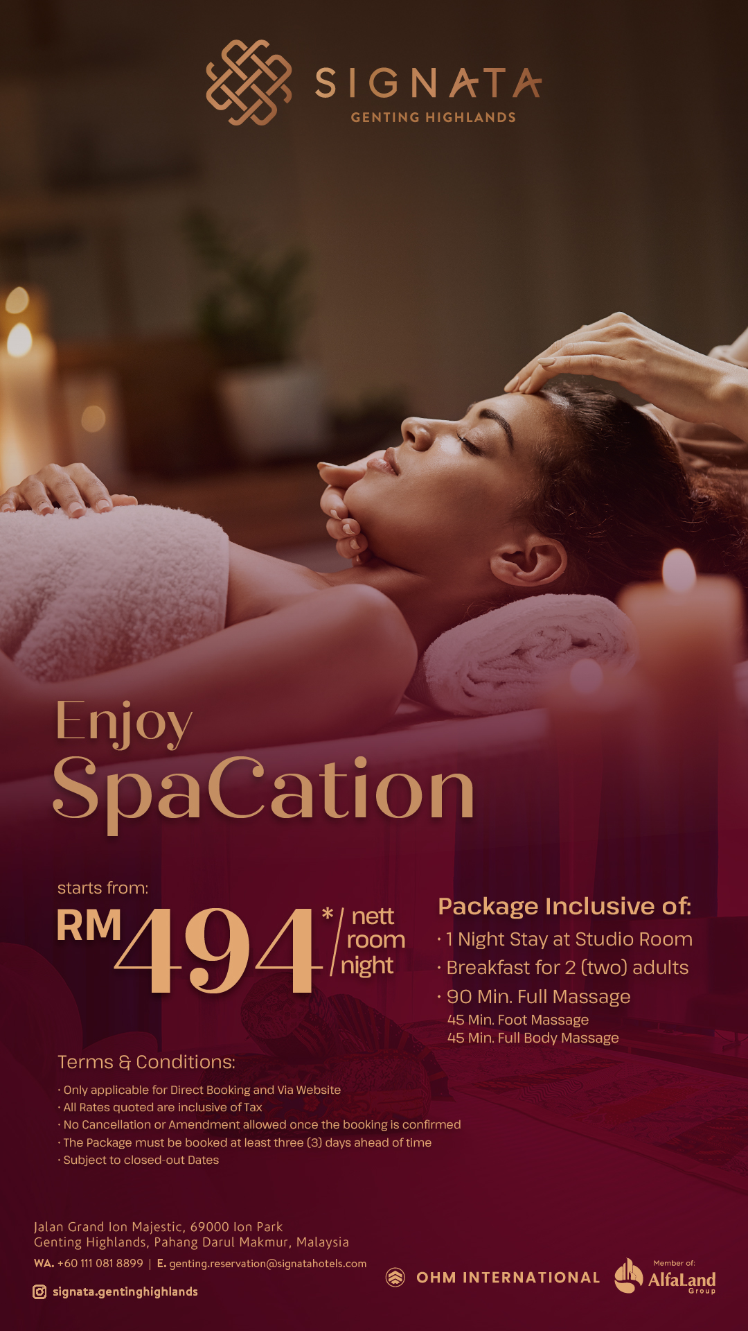 Spacation | Offers | Signata Genting Highlands